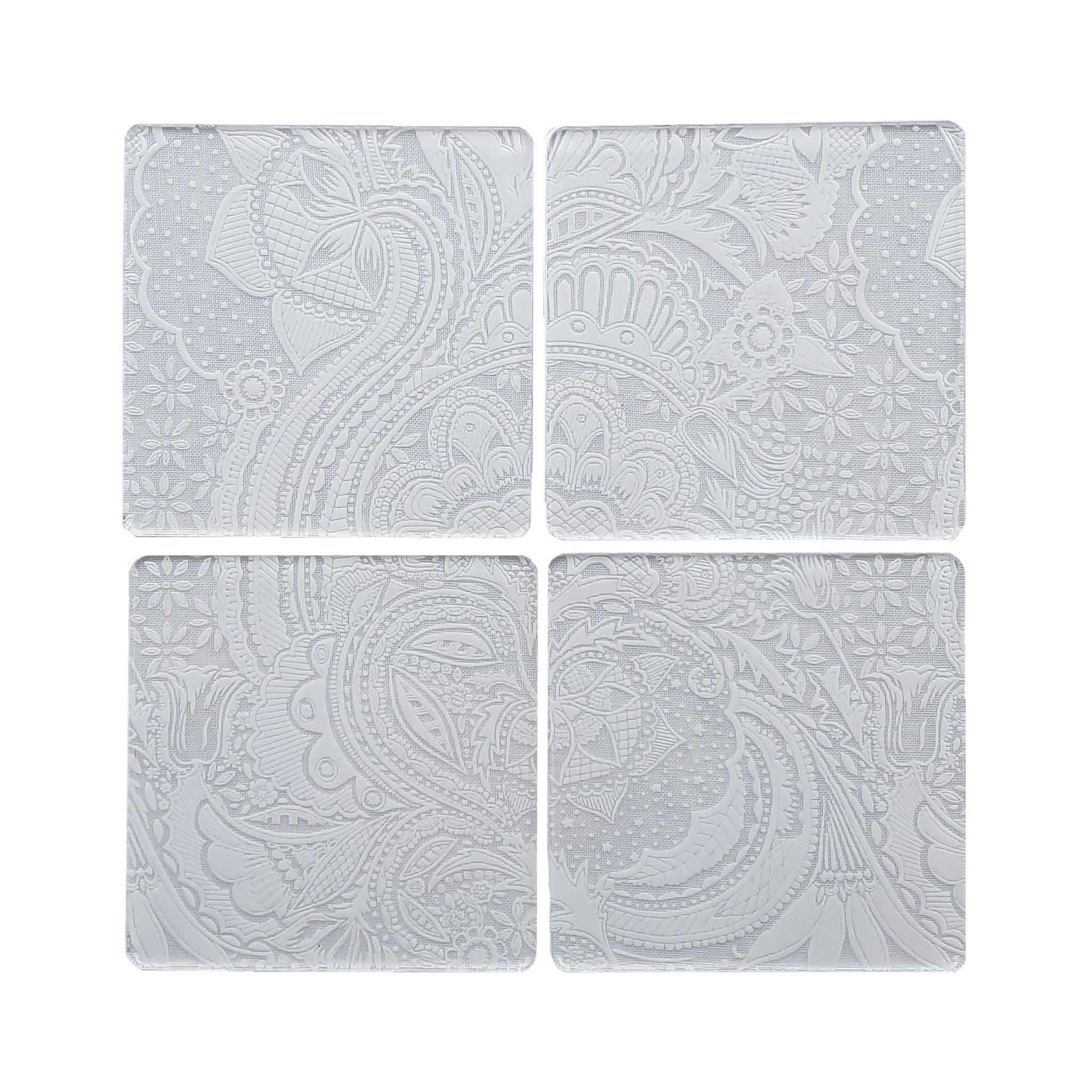 Clear Floral Coasters – KPJSTUDIO